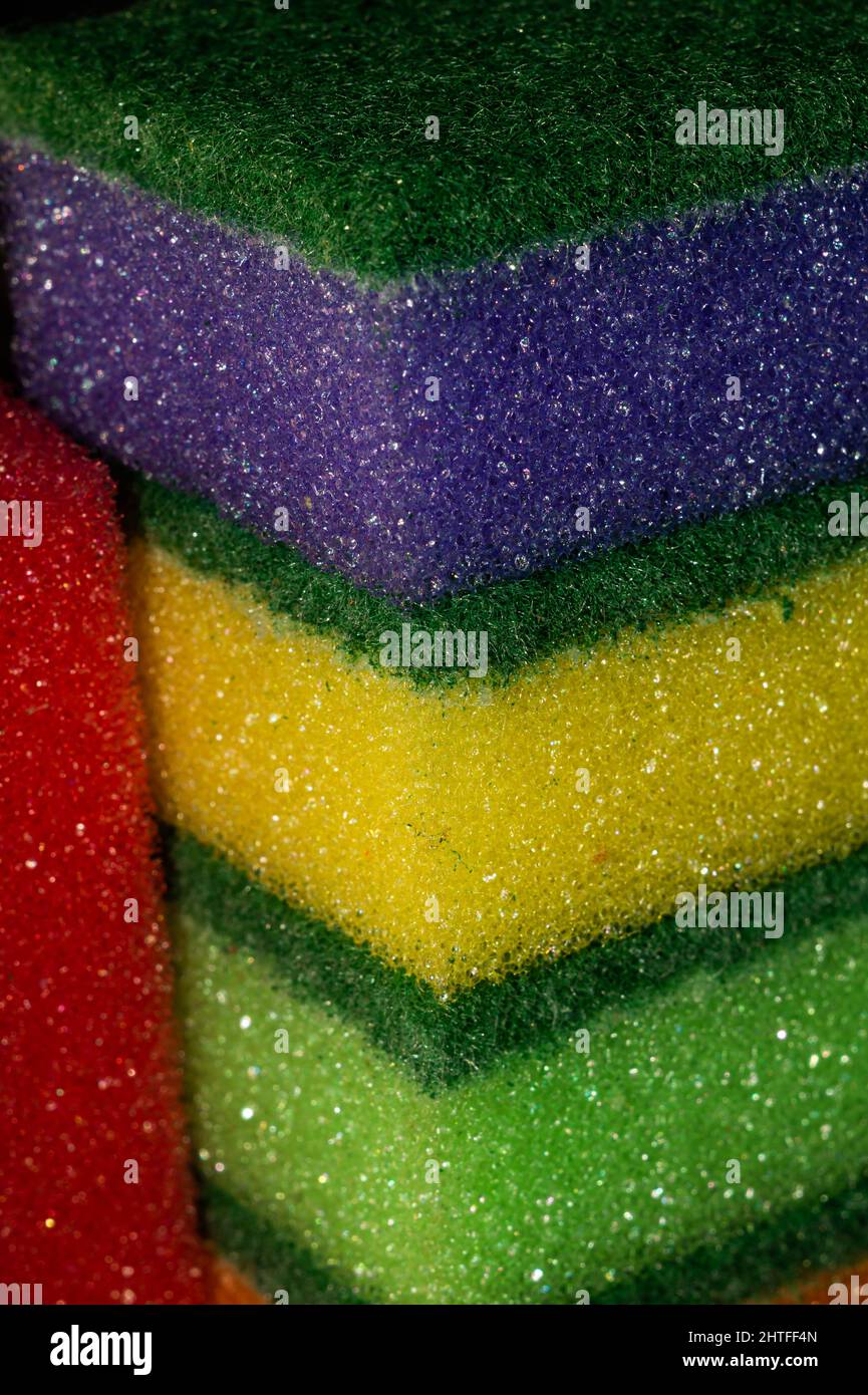 Set multi colored cleaning hi-res stock photography and images - Alamy