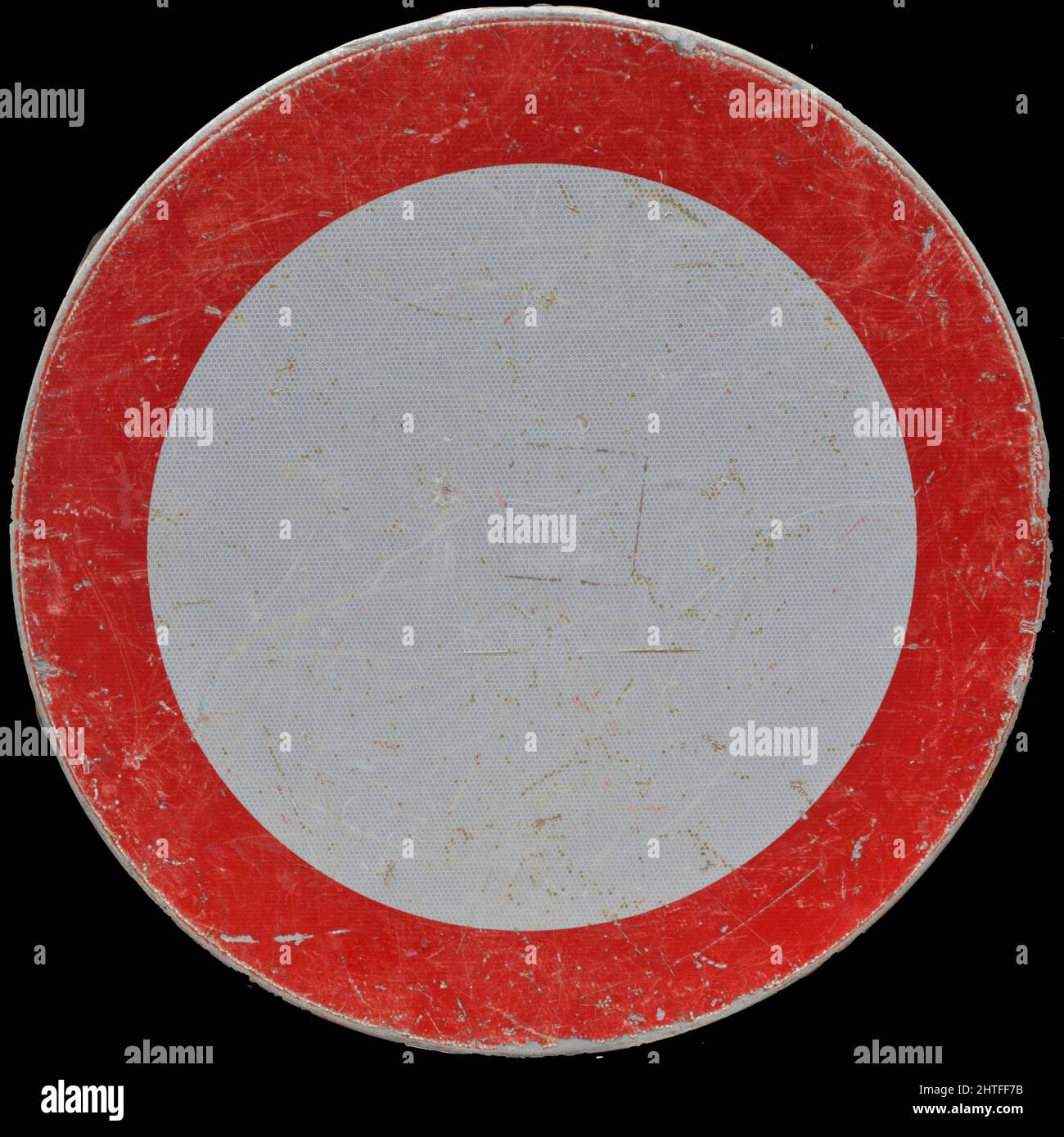 Illustration of a white empty round sign with a copy space Stock Photo ...
