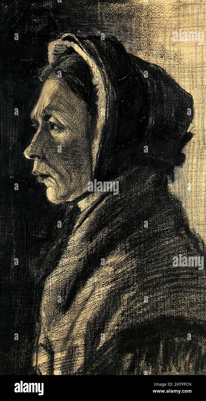Vincent Van Gogh - Head Woman 1883 Stock Photo - Alamy