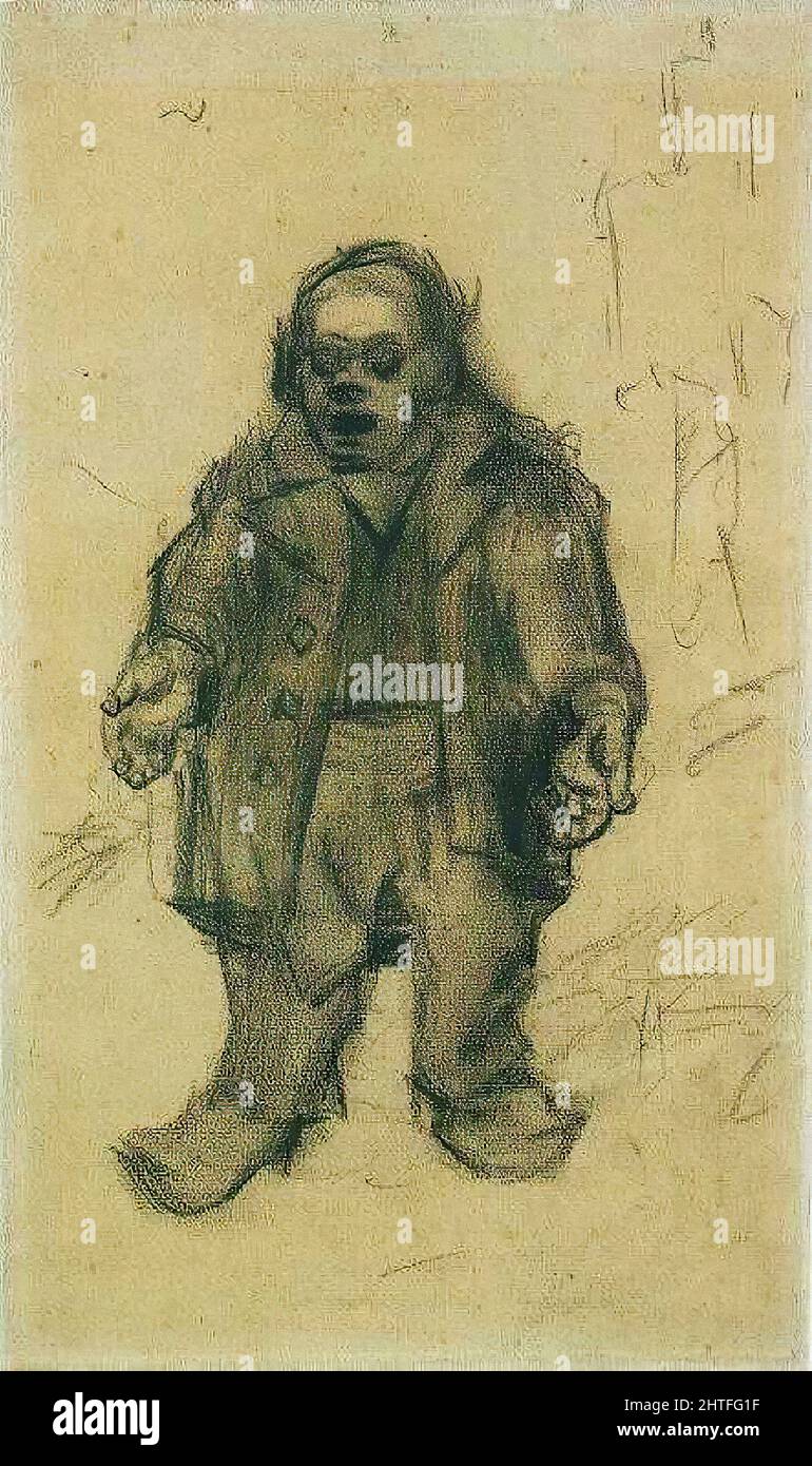 Vincent Van Gogh - Stocky Man 1885 1 1885 Stock Photo - Alamy
