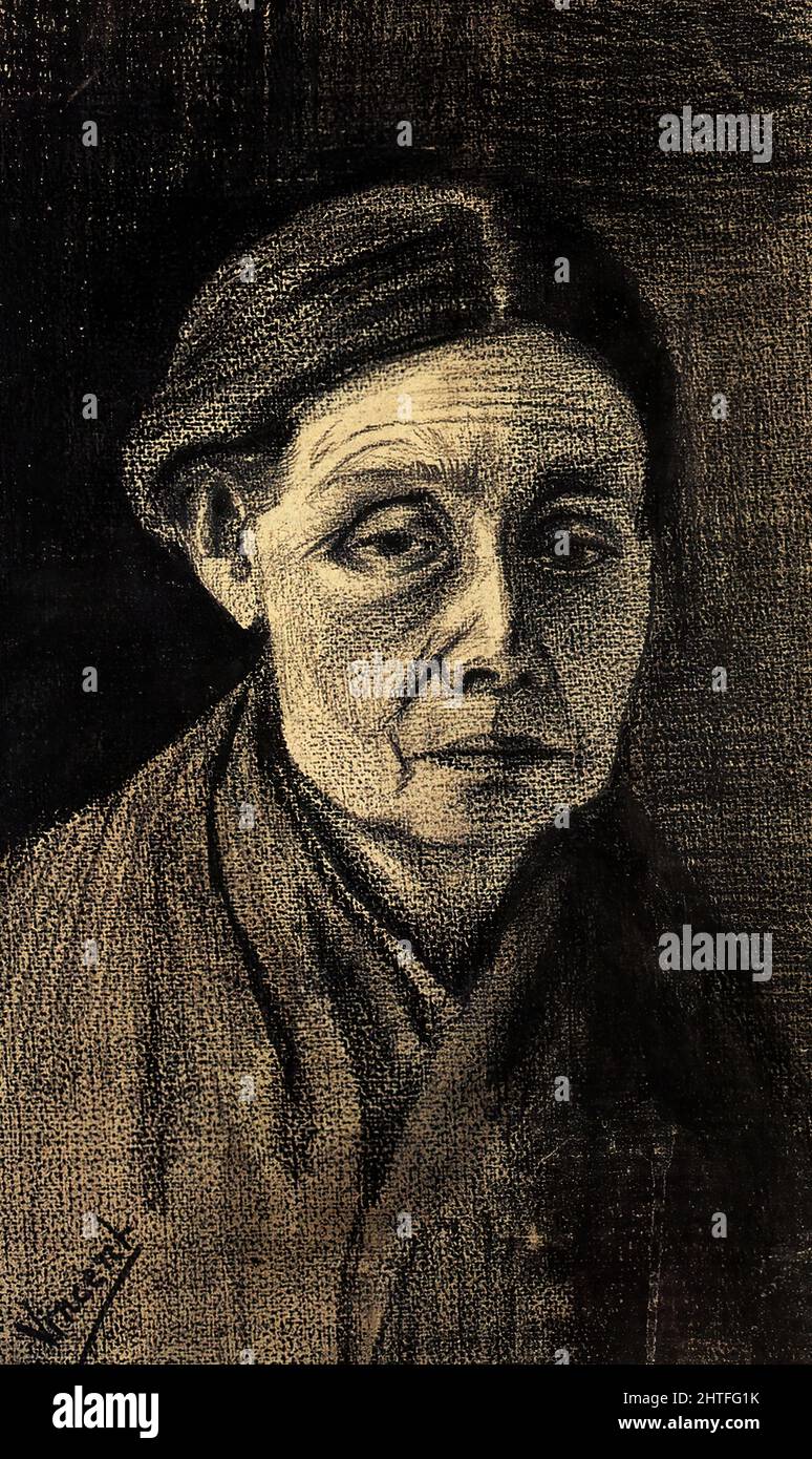 Vincent Van Gogh - Head Woman 3 C 1883 Stock Photo - Alamy