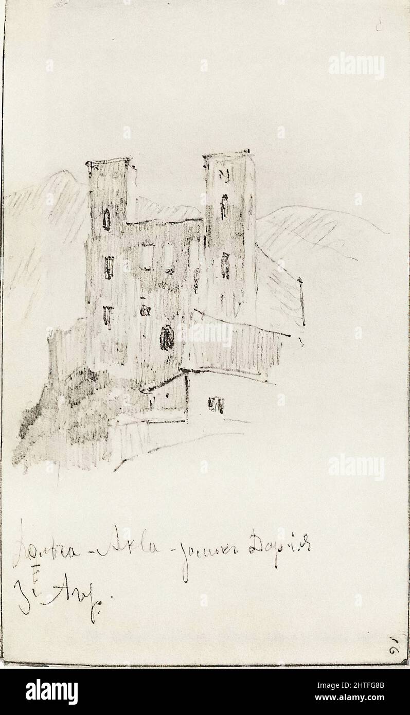 Isaac Levitan - Ruins Castle Dori 1890 Stock Photo - Alamy