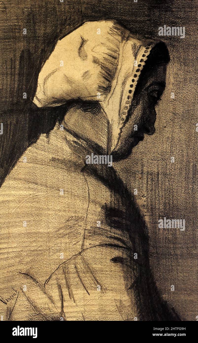 Vincent Van Gogh - Head Woman 1 C 1883 Stock Photo - Alamy