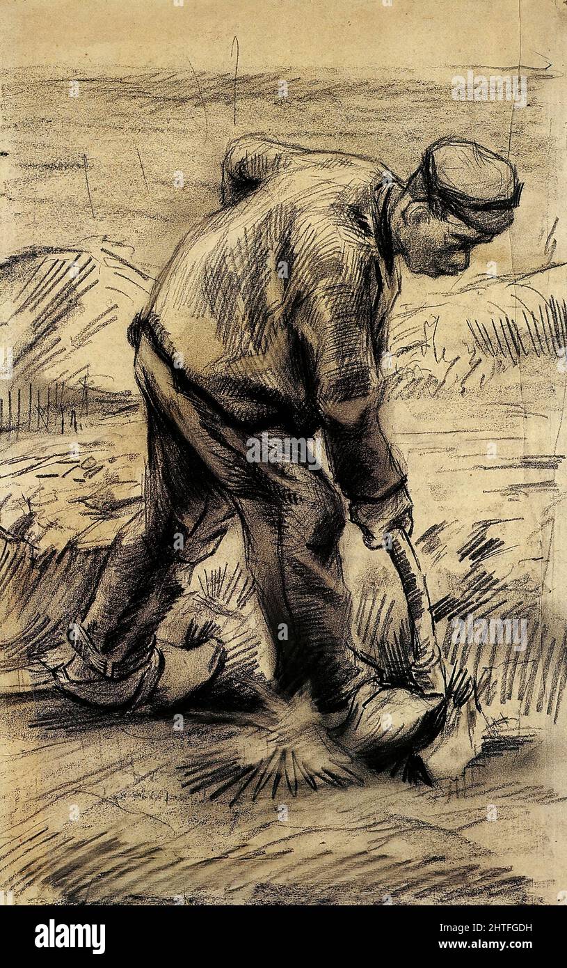 Vincent Van Gogh - Digger 1881 1 1881 Stock Photo - Alamy