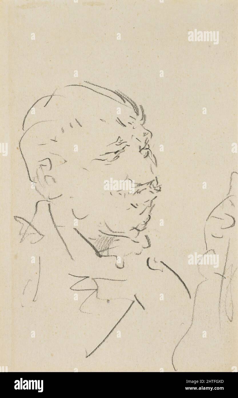Henri de Toulouse-Lautrec - Head of a Man Stock Photo - Alamy