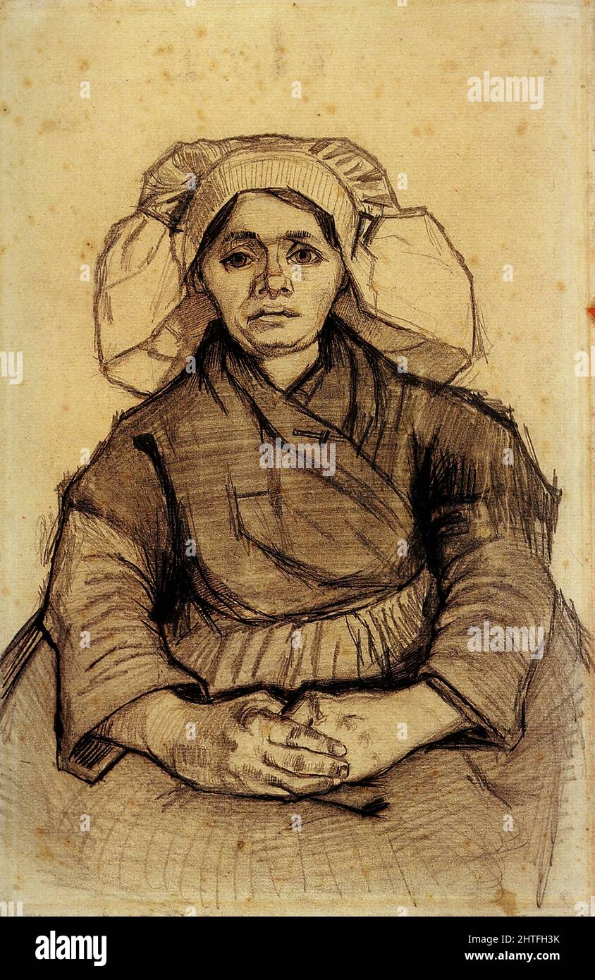Vincent Van Gogh - Seated Woman 1885 Stock Photo - Alamy