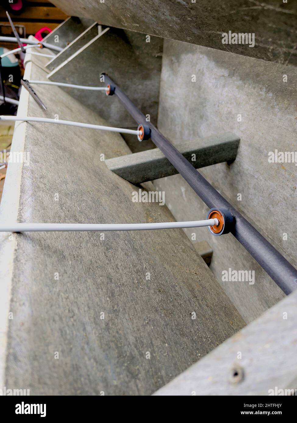 Irrigation system for watering a vertical green wall garden on behalf ...