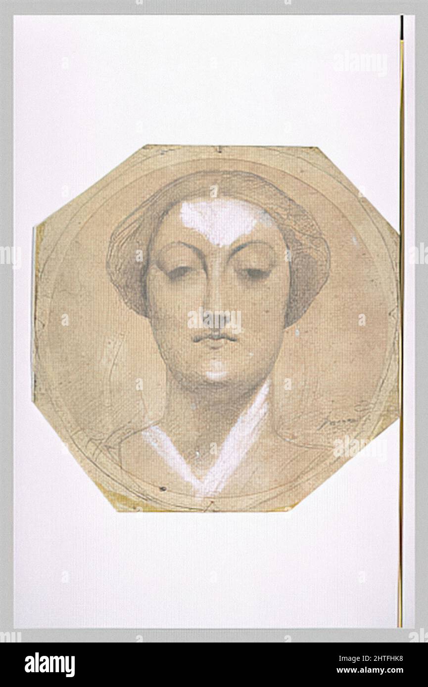 Jean-Auguste-Dominique Ingres - Portrait Isabell Hittorff 1864 Stock ...