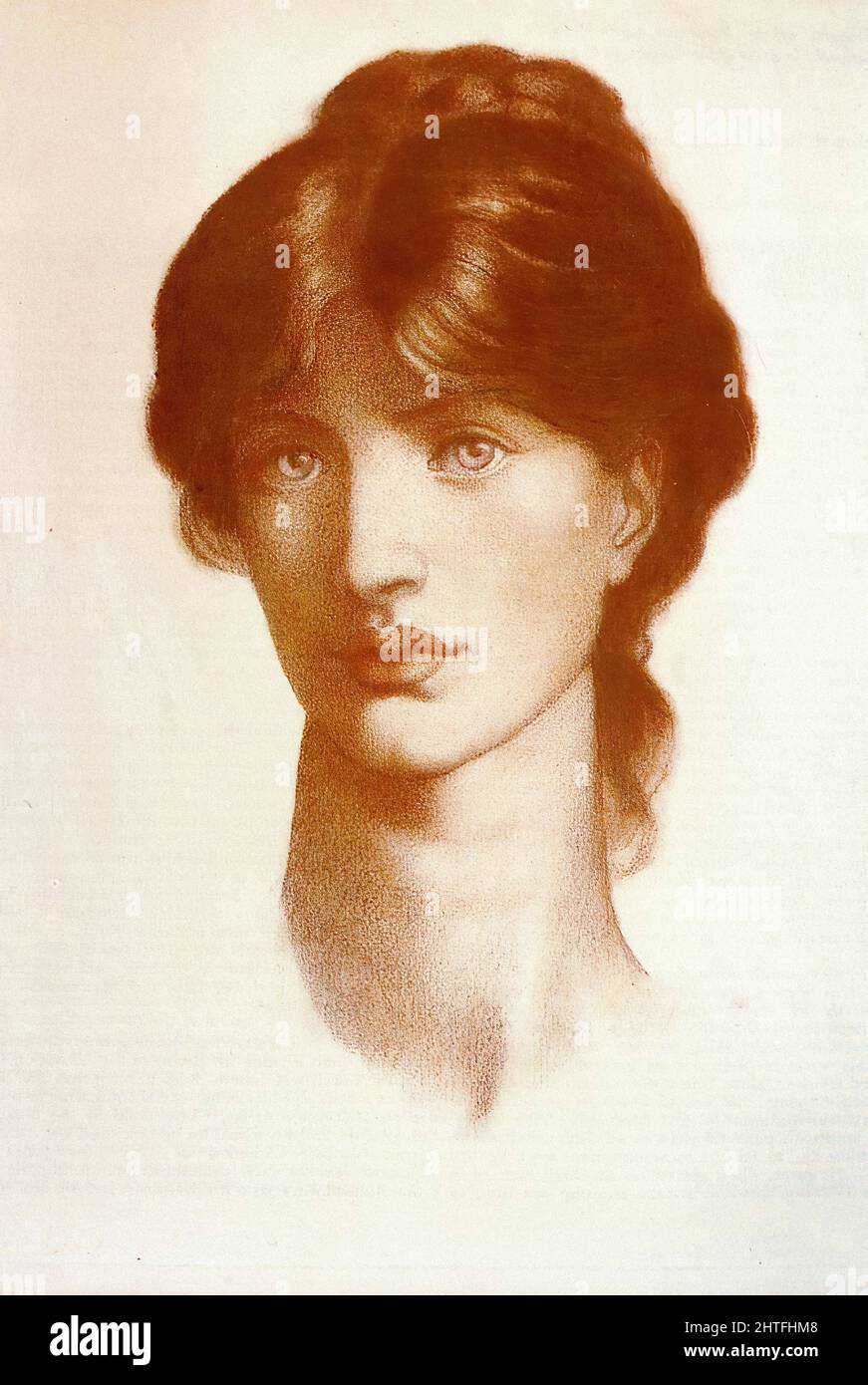 Dante Gabriel Rossetti - Study Vision Fiammetta 18 Stock Photo - Alamy