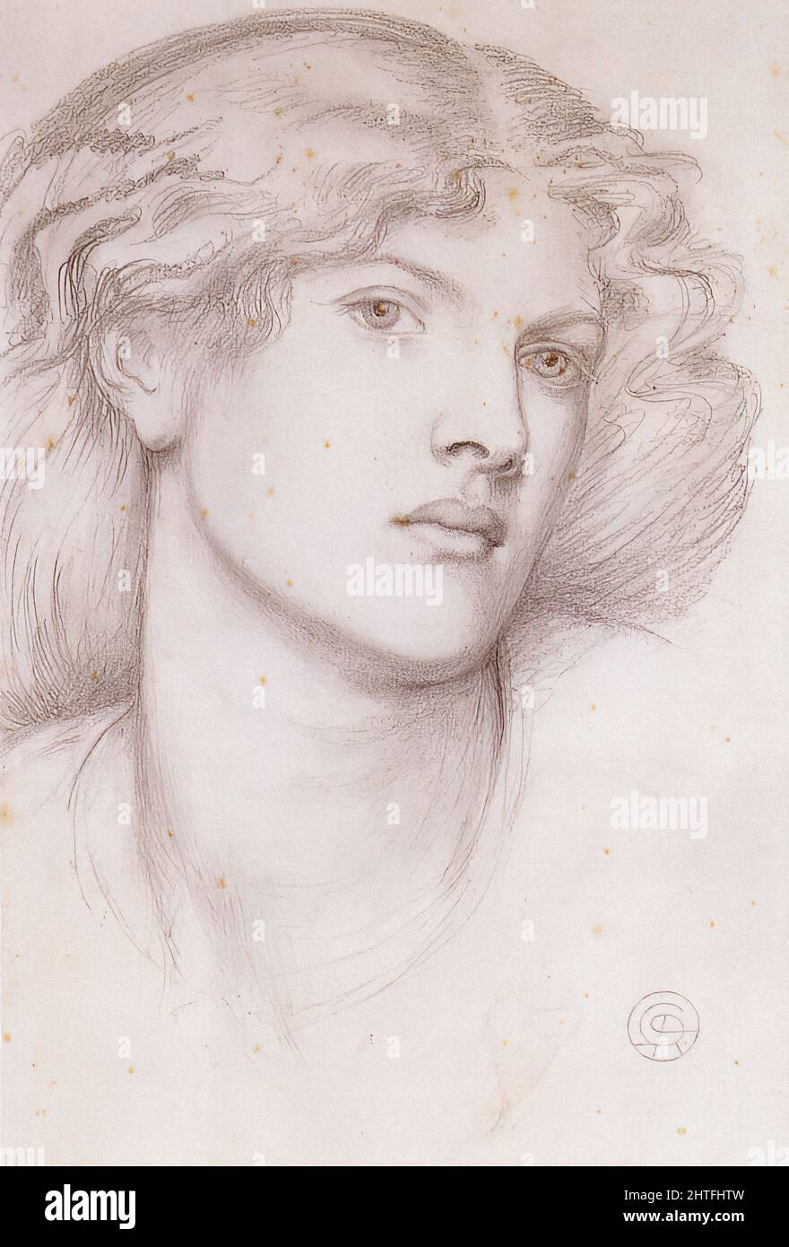 Dante Gabriel Rossetti - Fanny Cornforth C 1865 Stock Photo - Alamy