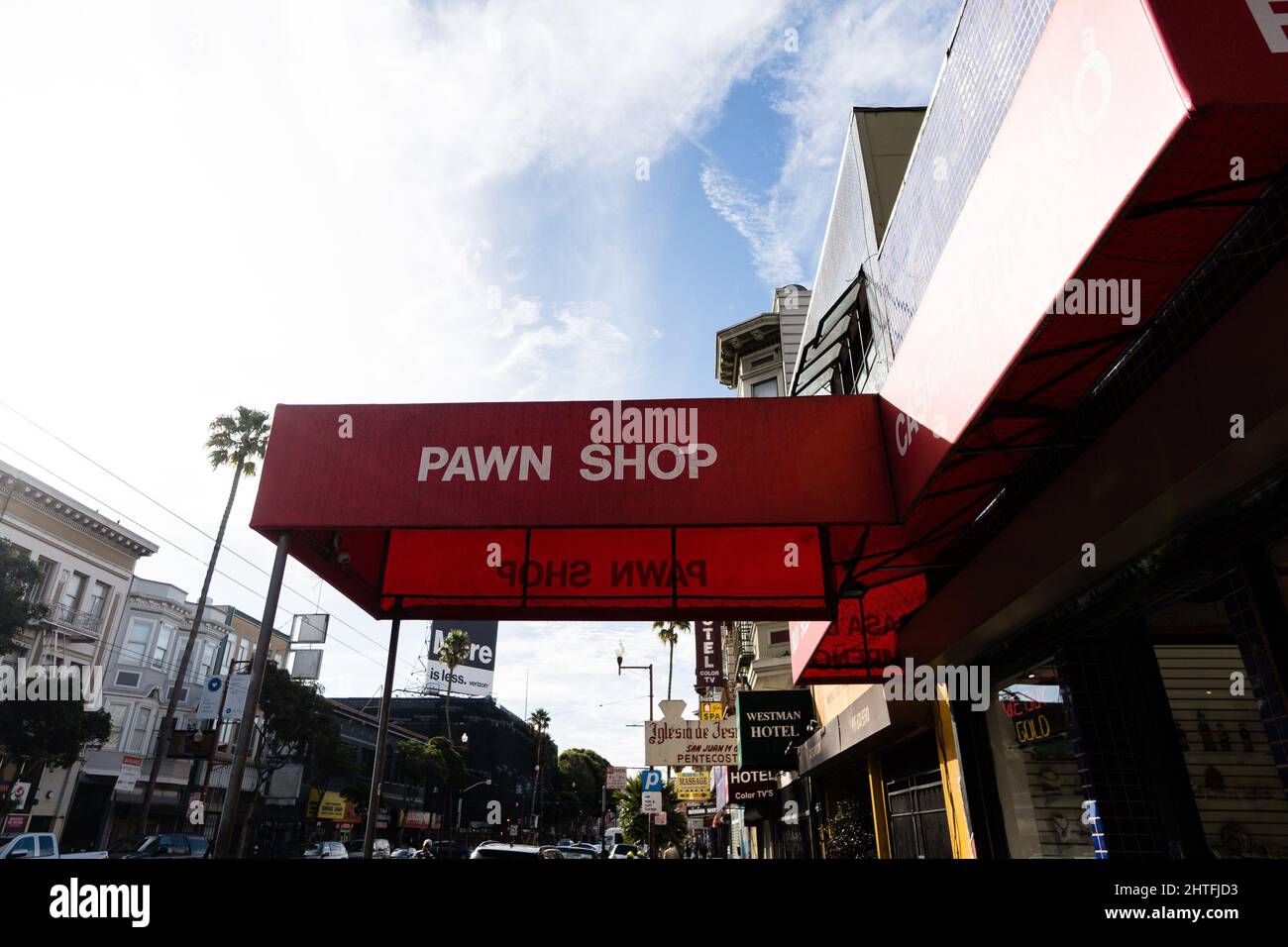 Pawn shop sign hi-res stock photography and images - Alamy