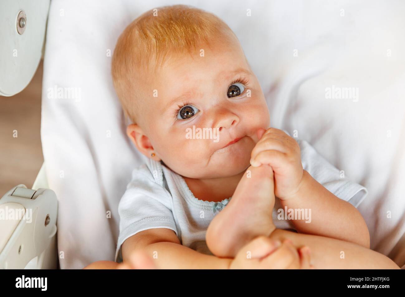 Smiling Baby Girl Face