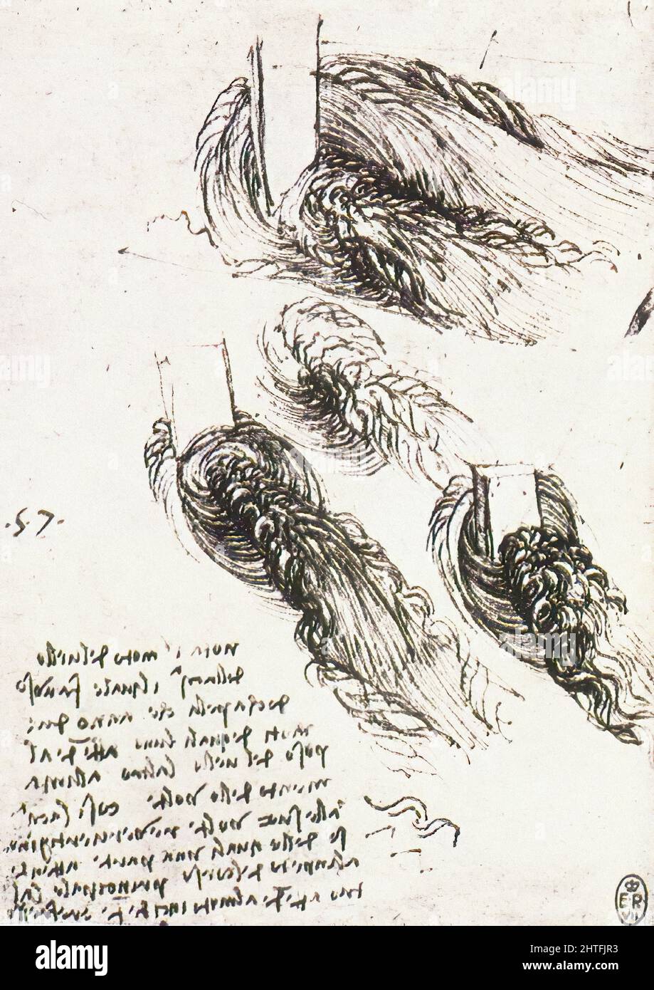 Water drawing leonardo da vinci hi-res stock photography and images - Alamy