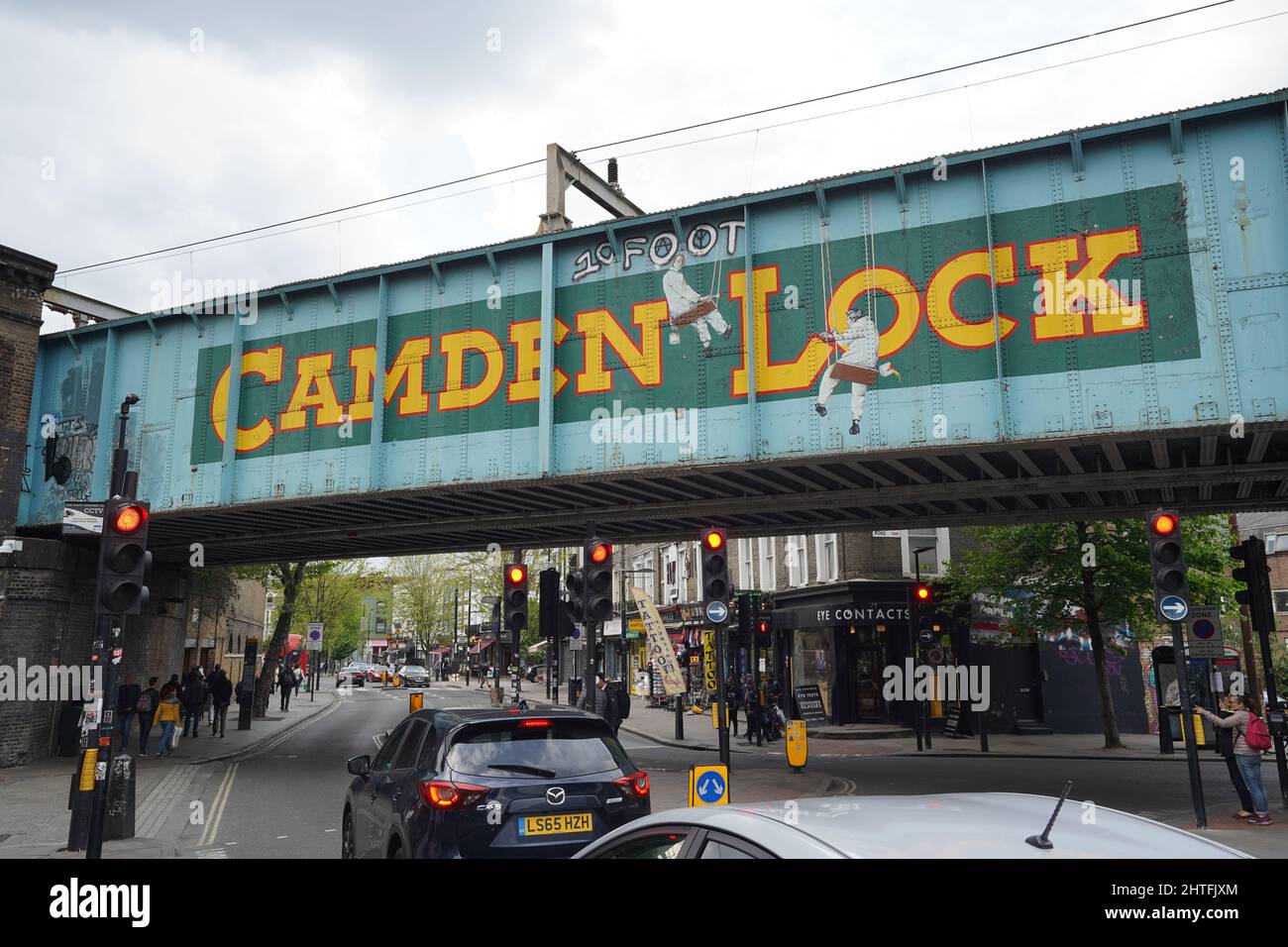 Camden Lock bridge in London, UK Stock Photo - Alamy