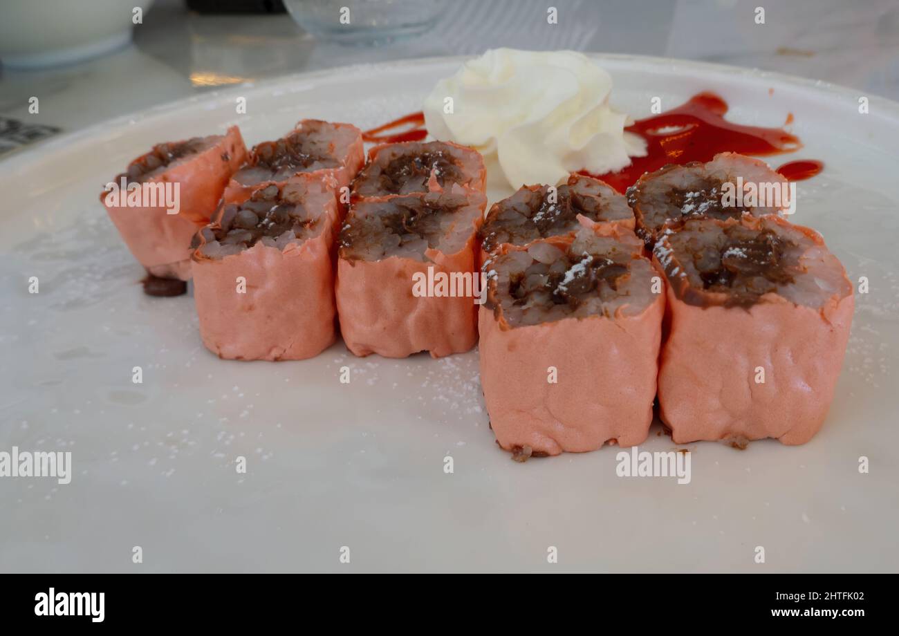sushi, chinese food, chinese restaurant Stock Photo - Alamy