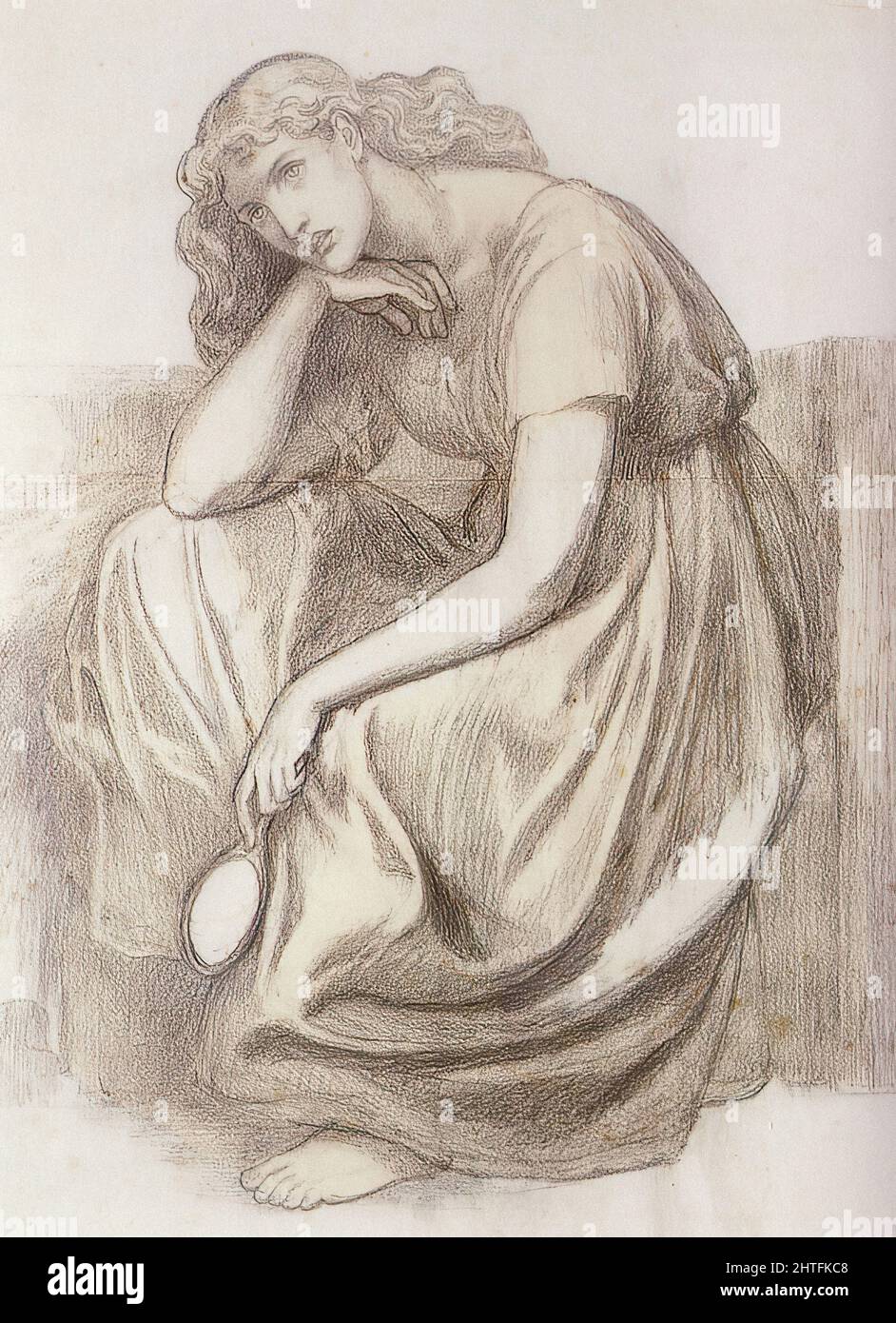 Dante Gabriel Rossetti - Desdemon 1881 Stock Photo - Alamy