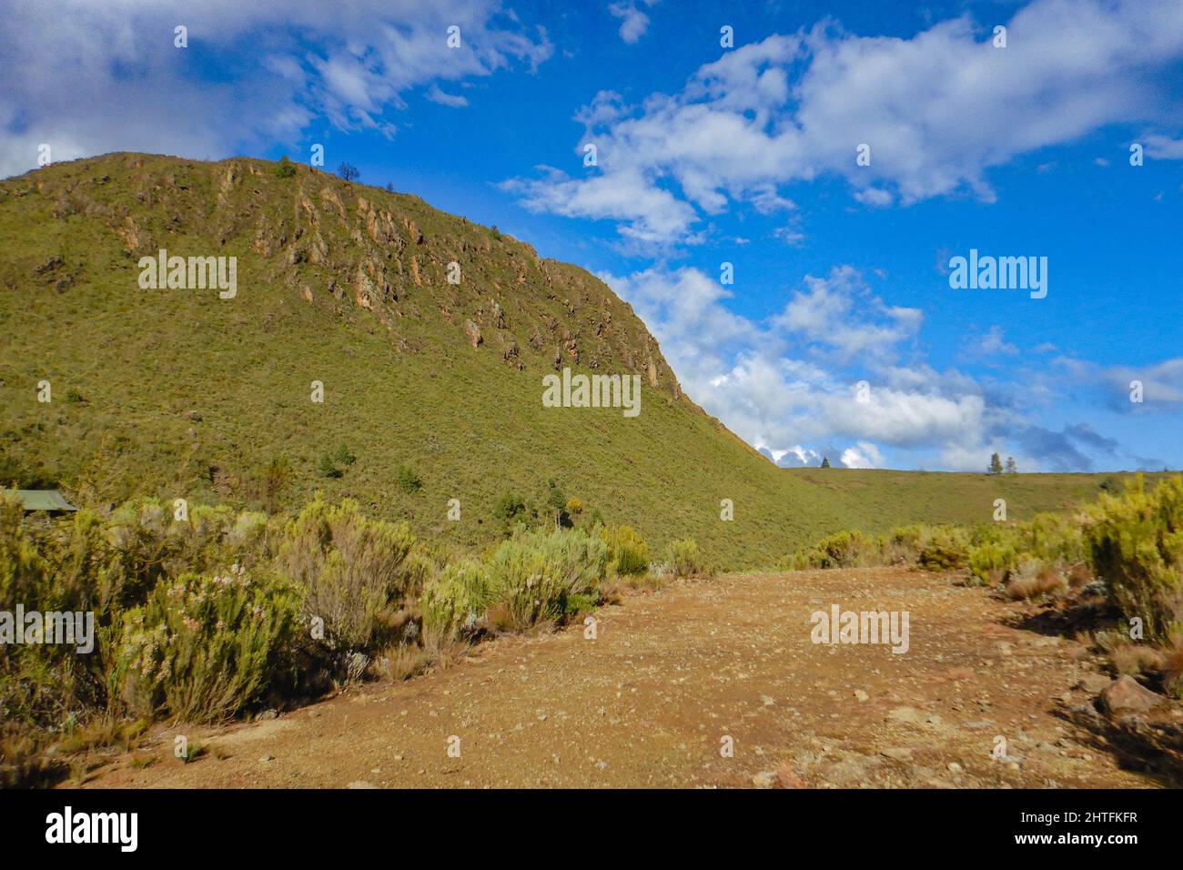 Scenic mountain landscapes at Mount Kenya National Park, Kenya Stock ...