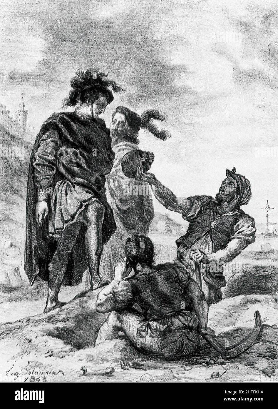 Delacroix hamlet horatio hi-res stock photography and images - Alamy