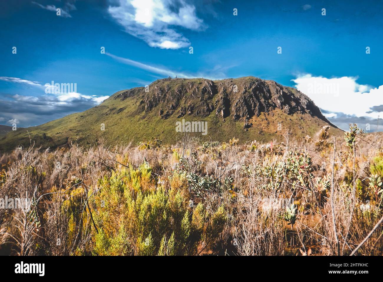 Scenic mountain landscapes at Mount Kenya National Park, Kenya Stock ...