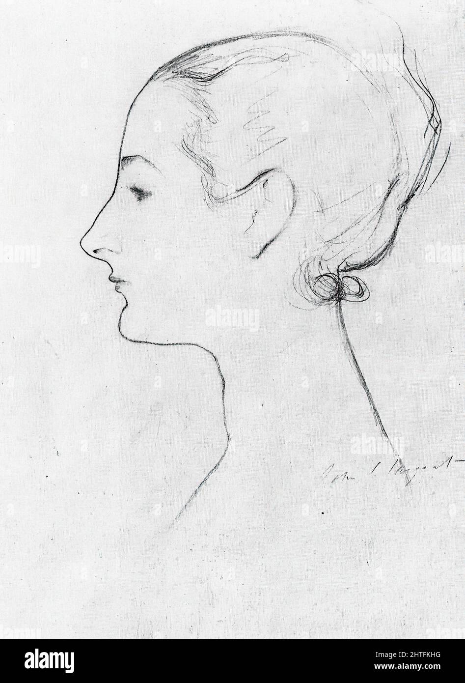 John Singer Sargent - Study Madame X 1 C 1883 Stock Photo - Alamy