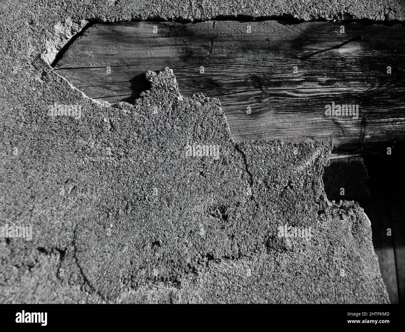 pattern of brick stone wall and log of wood Stock Photo - Alamy