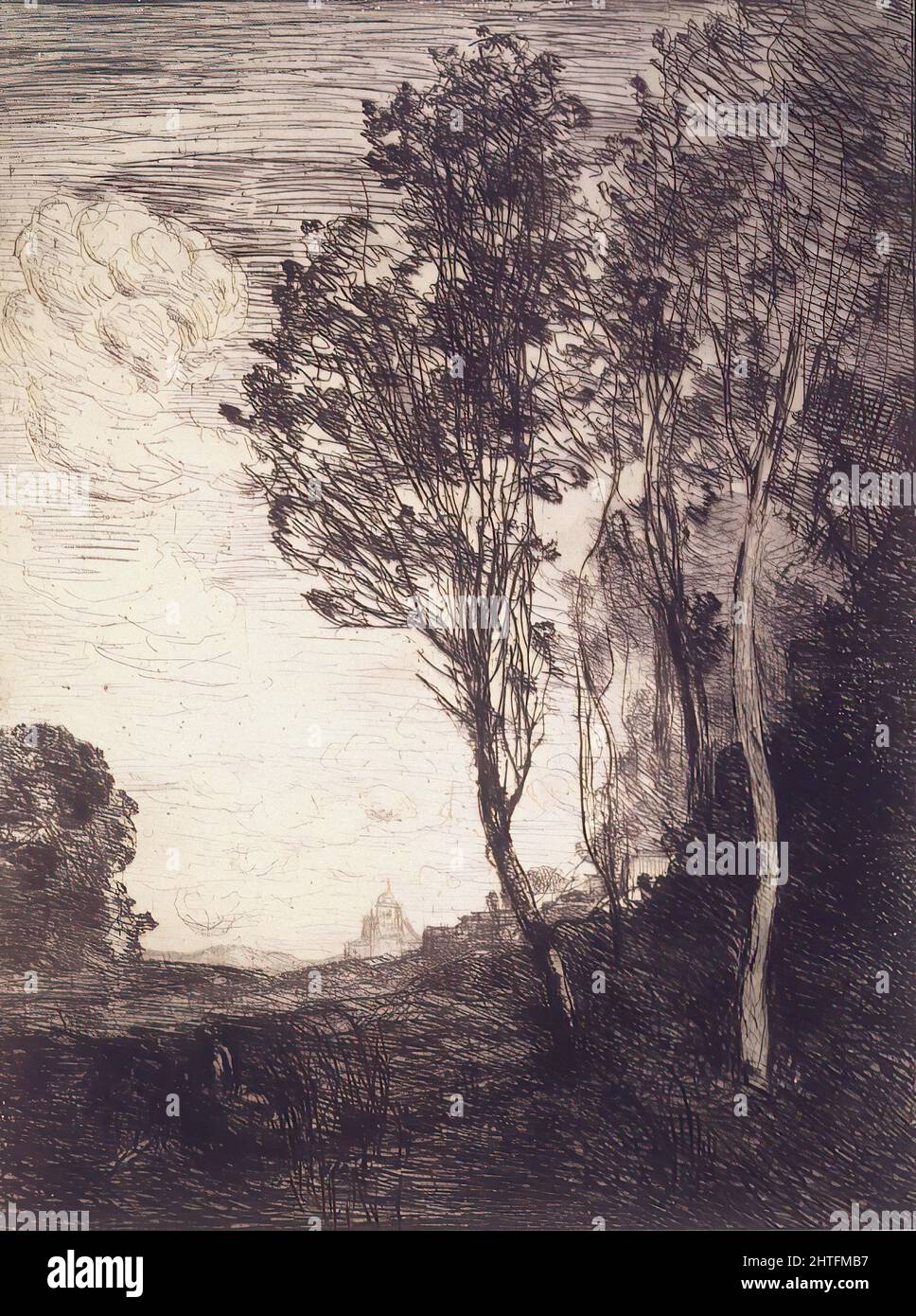 Jean-Baptiste-Camille Corot - Souvenir Italy 1 C 1866 Stock Photo - Alamy