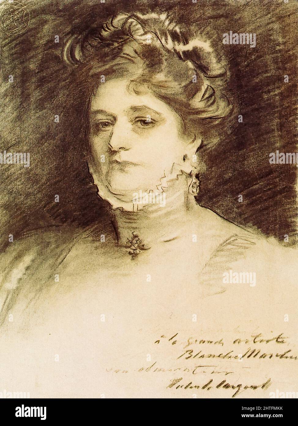 John Singer Sargent - Blanche Marchesi 1910 Stock Photo - Alamy