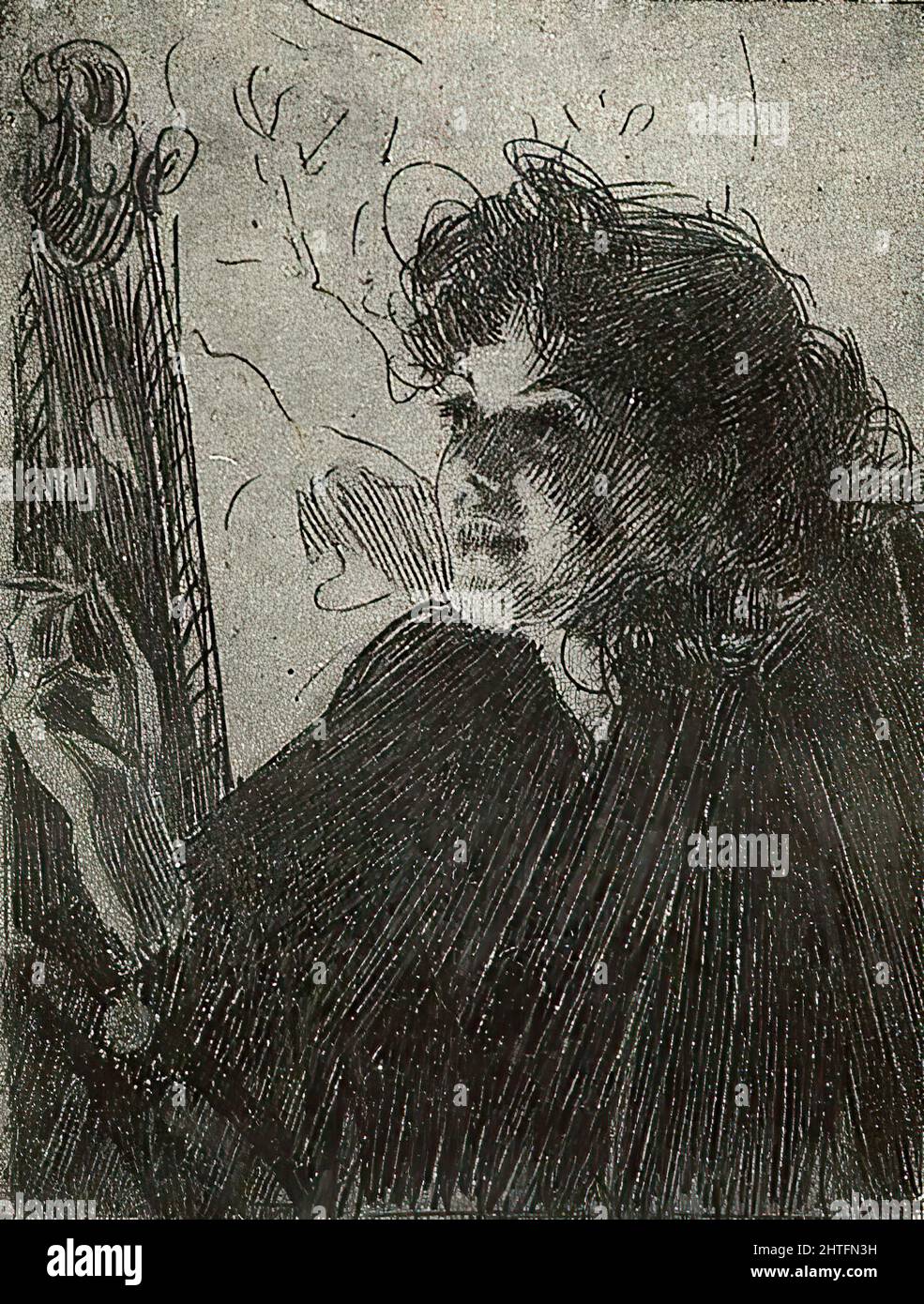 Anders Zorn - Smoking Woman 1907 Stock Photo - Alamy