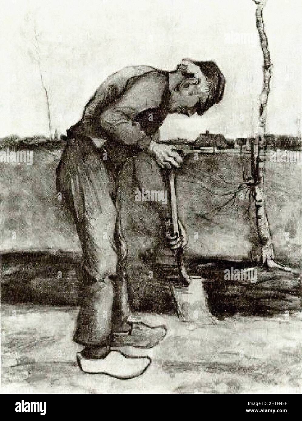 Vincent Van Gogh - Digger 1881 Db89 1881 Stock Photo - Alamy