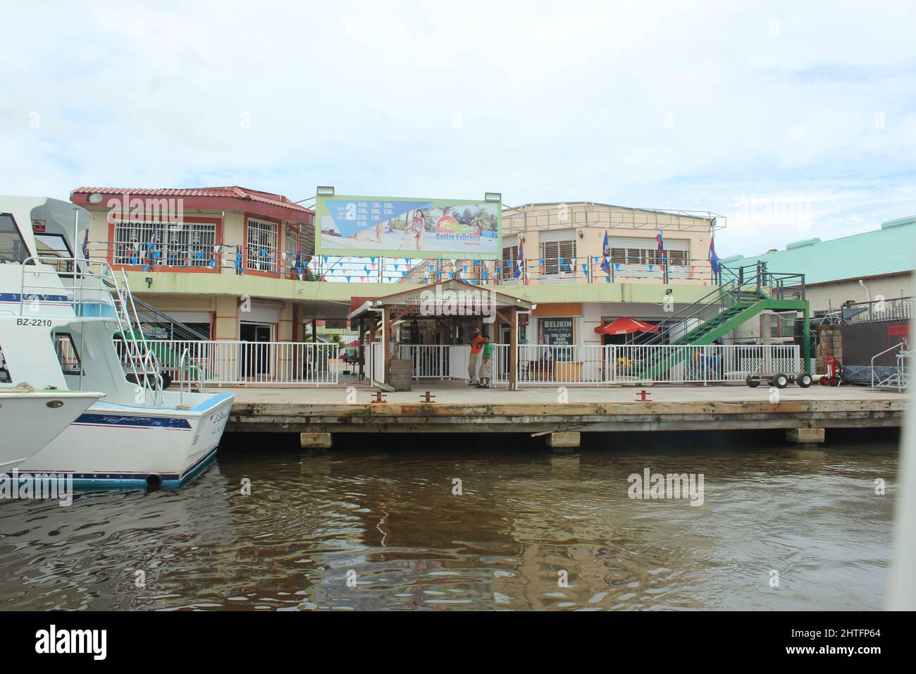 BELIZE CITY, BELIZE - SEPTEMBER 24, 2016 Fort Street tourism village ...