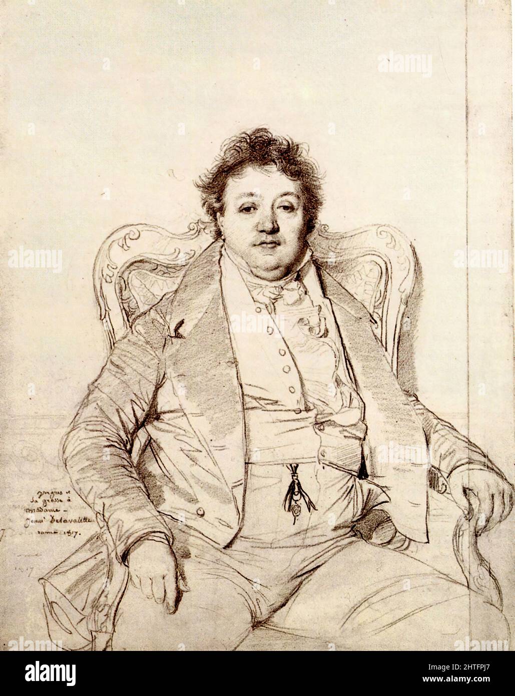 Jean-Auguste-Dominique Ingres - Charles Thevenin Stock Photo - Alamy