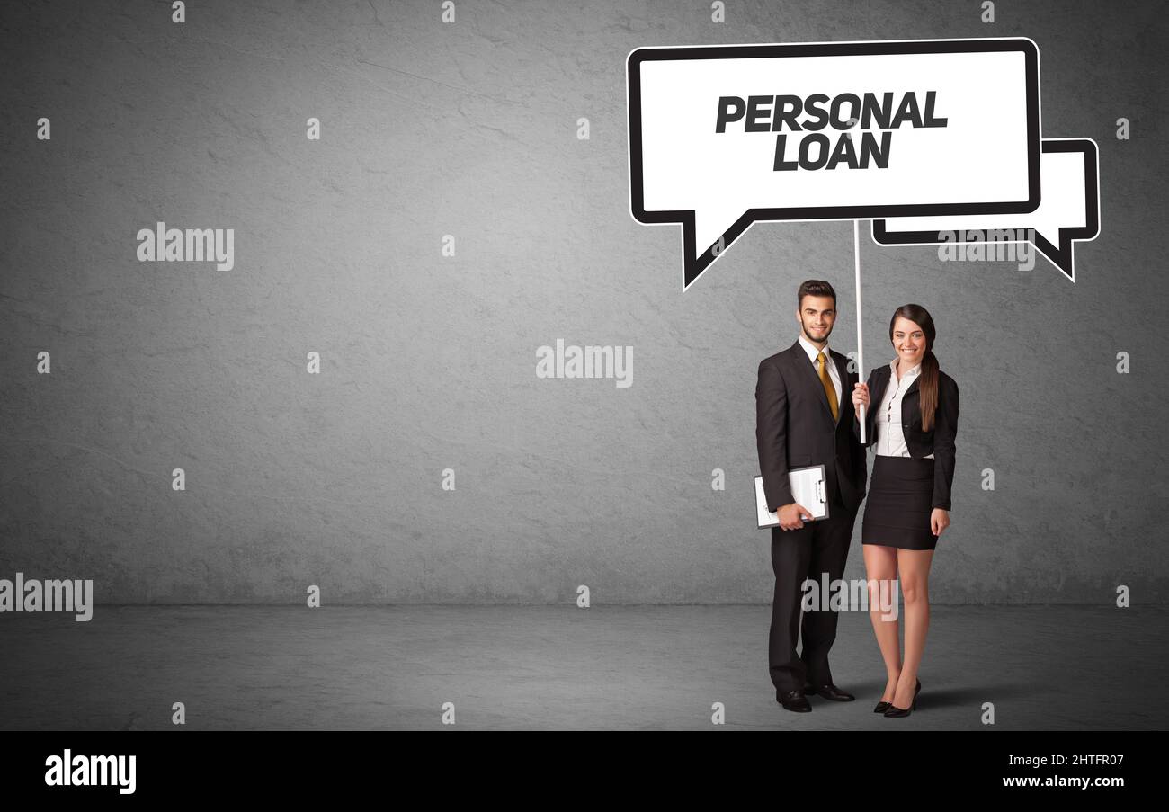 business person in casual holding road sign Stock Photo - Alamy