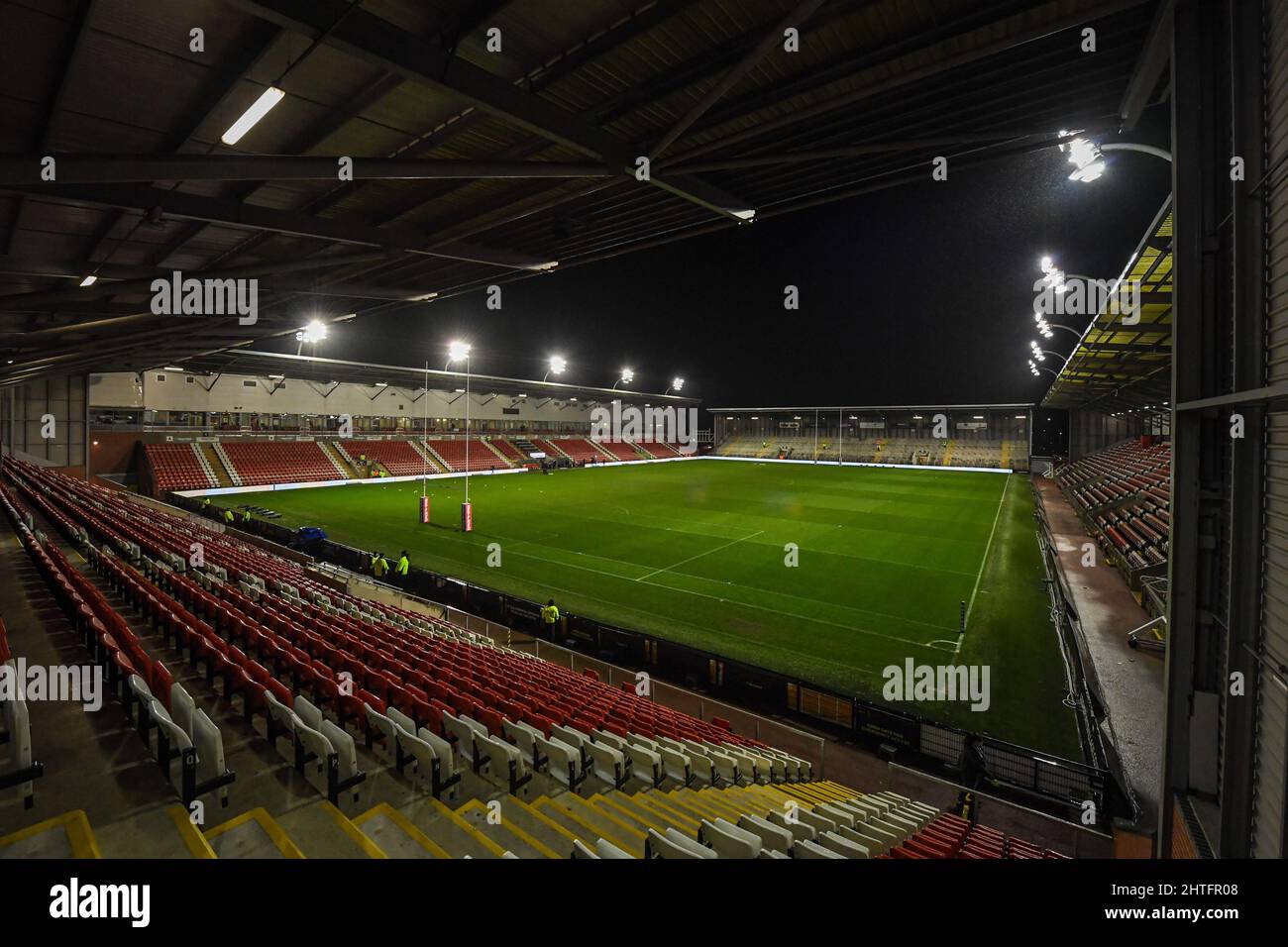 A general view of the Leigh Sports Village Stadium, the home of Leigh ...