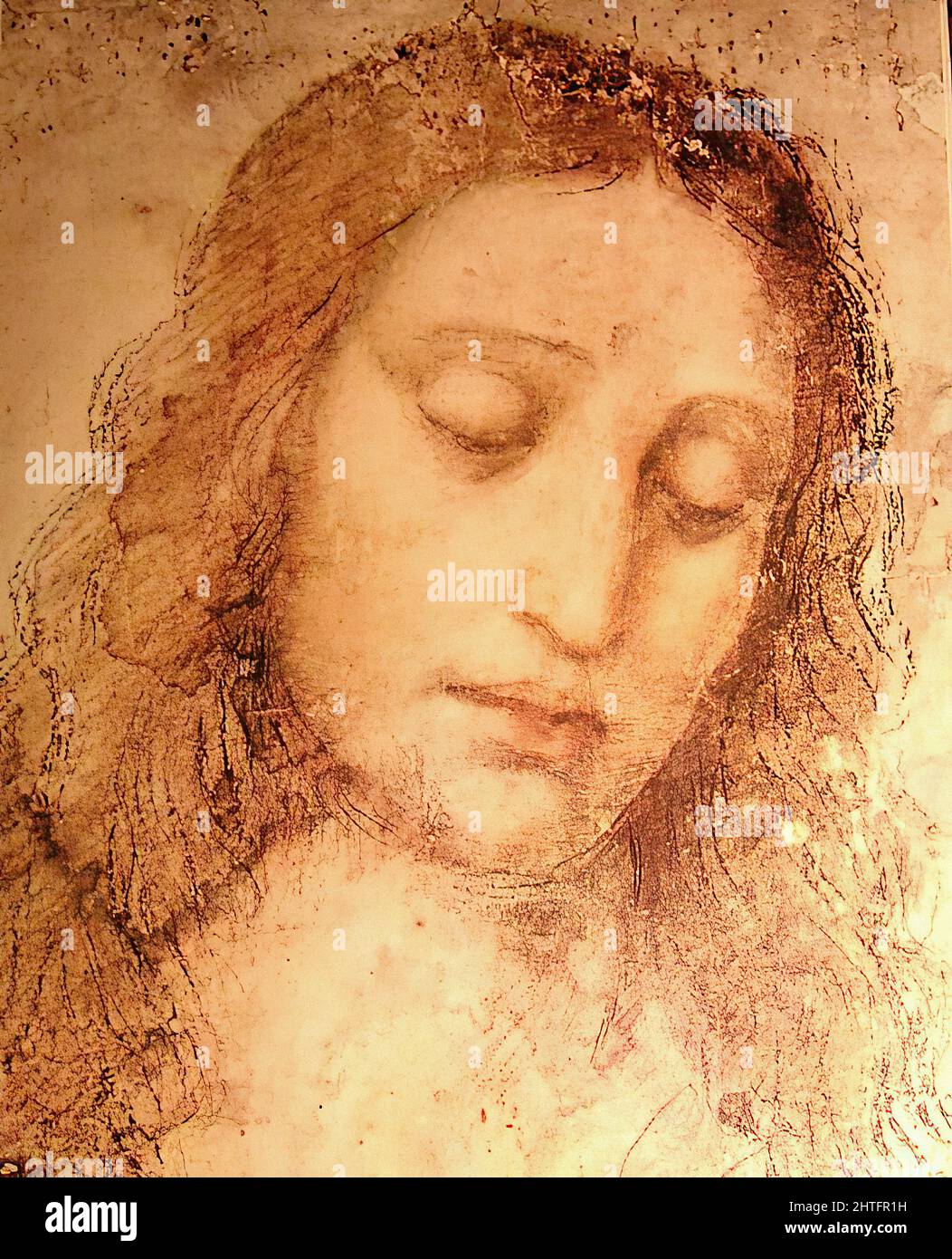 Leonardo Da Vinci - Study Christ Last Supper C 1500 Stock Photo - Alamy