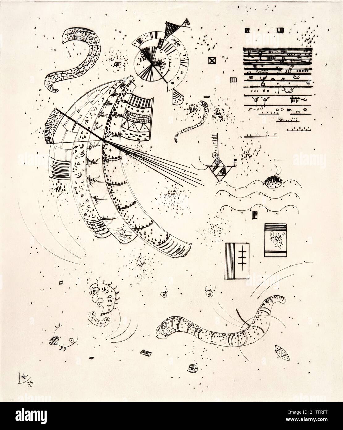 Wassily Kandinsky - Composition Stock Photo - Alamy