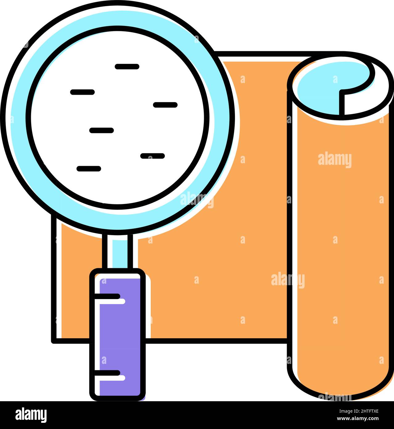 smooth wallpaper color icon vector illustration Stock Vector Image ...