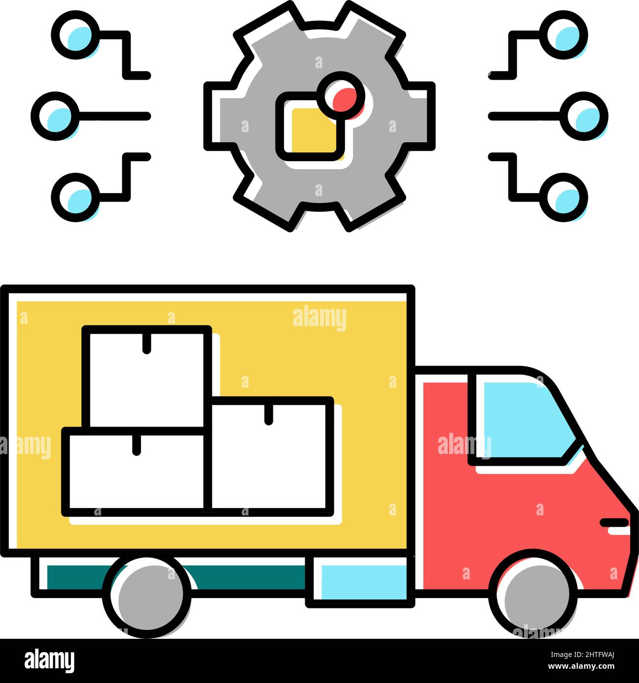 supply developing color icon vector illustration Stock Vector Image ...