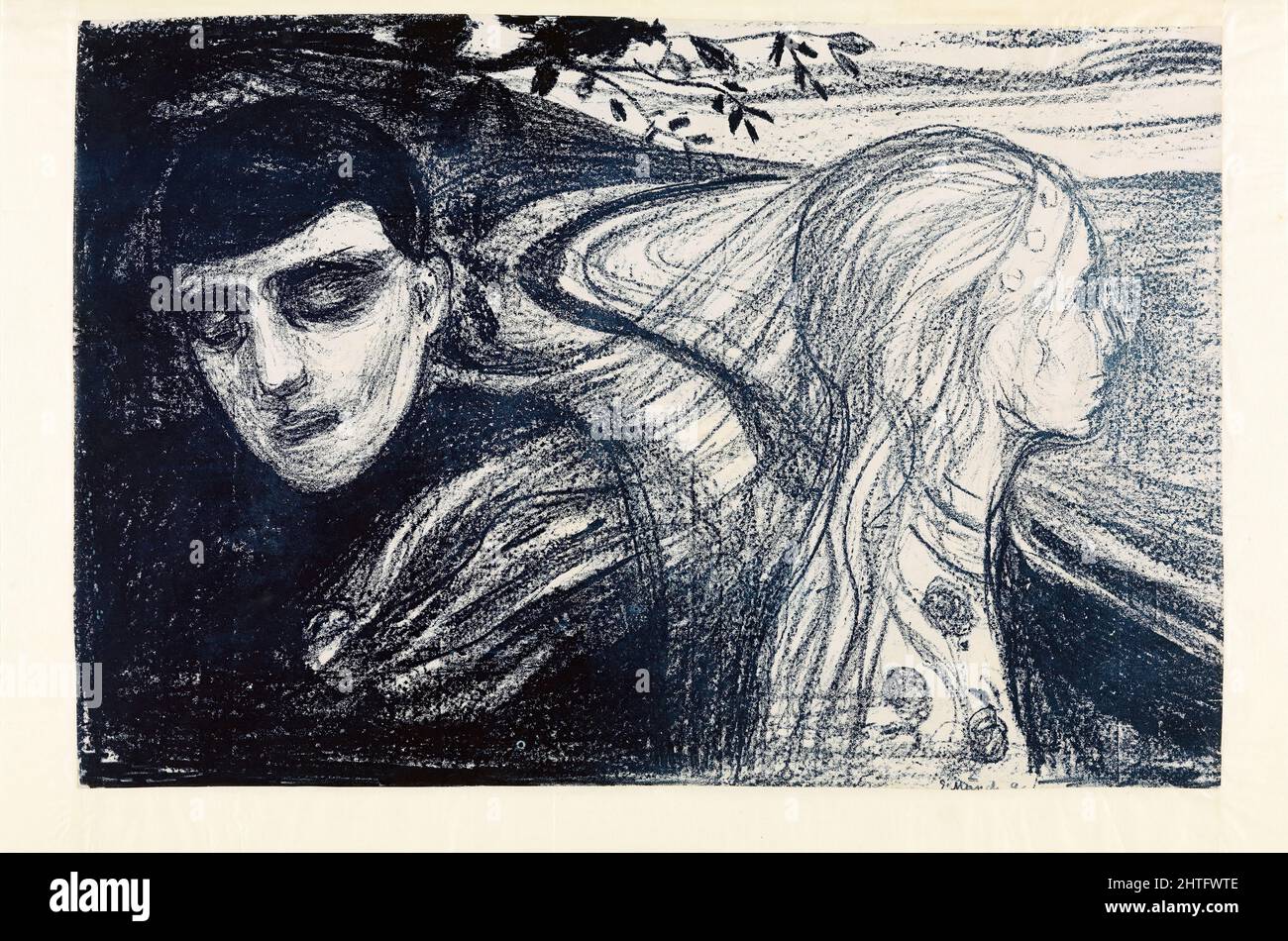 Edvard Munch - Separation II Stock Photo - Alamy