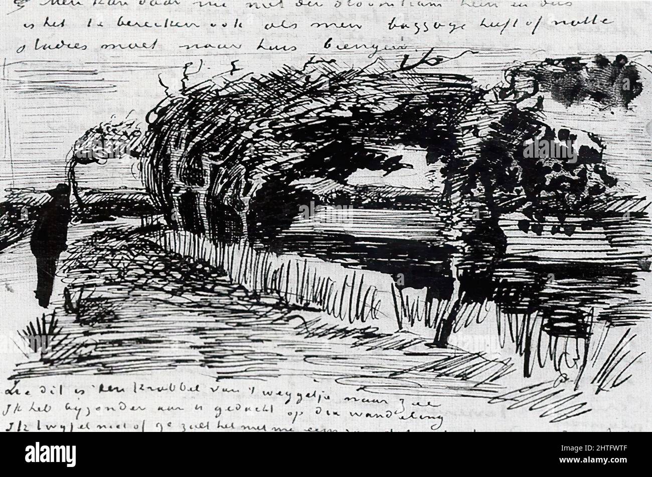 Vincent Van Gogh - Path Beach 1883 Stock Photo - Alamy