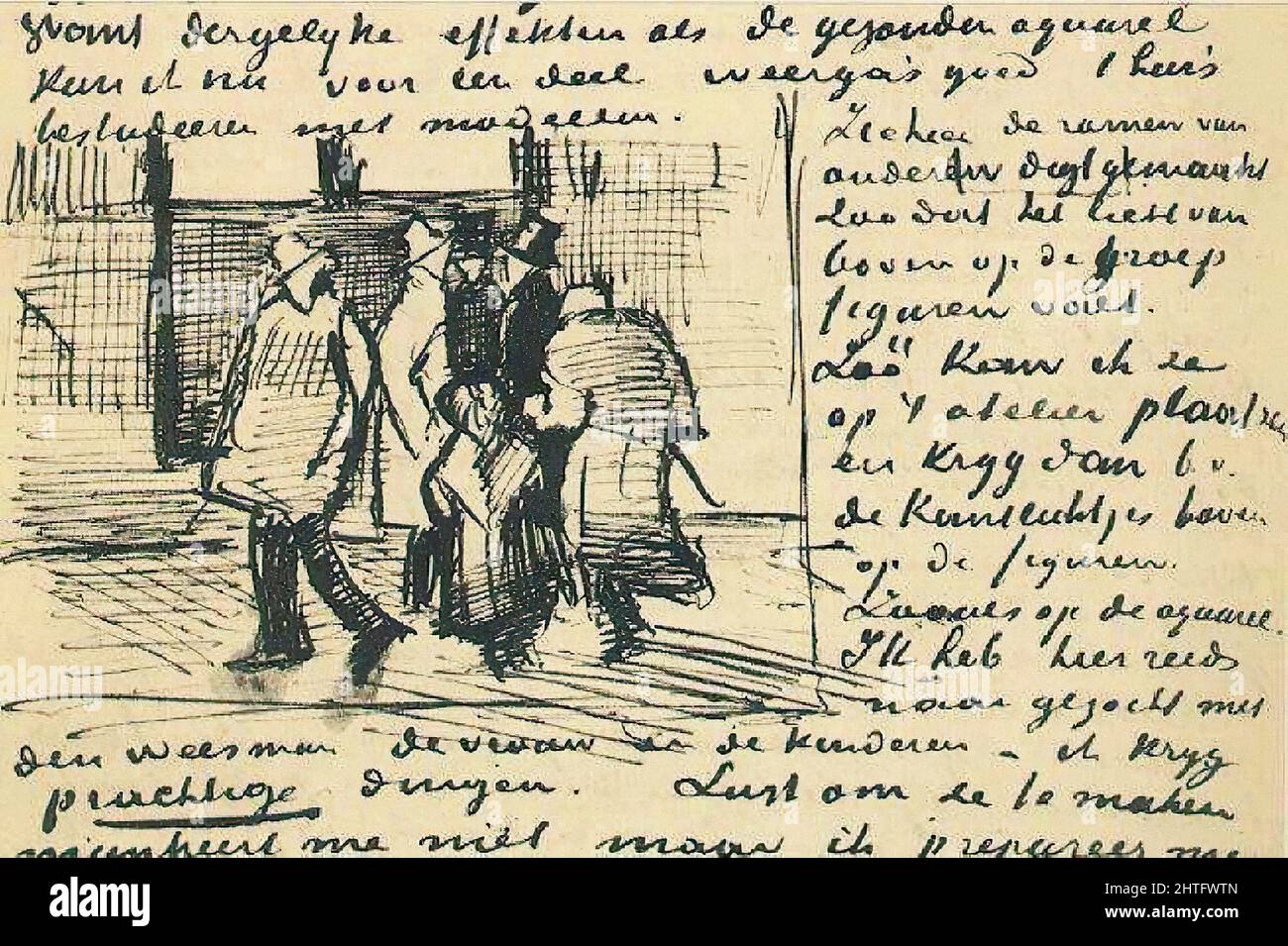 Vincent Van Gogh - People Studio 1883 Stock Photo - Alamy