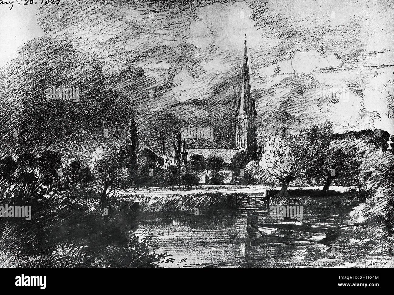 John Constable - Salisbury Cathedral Stock Photo - Alamy