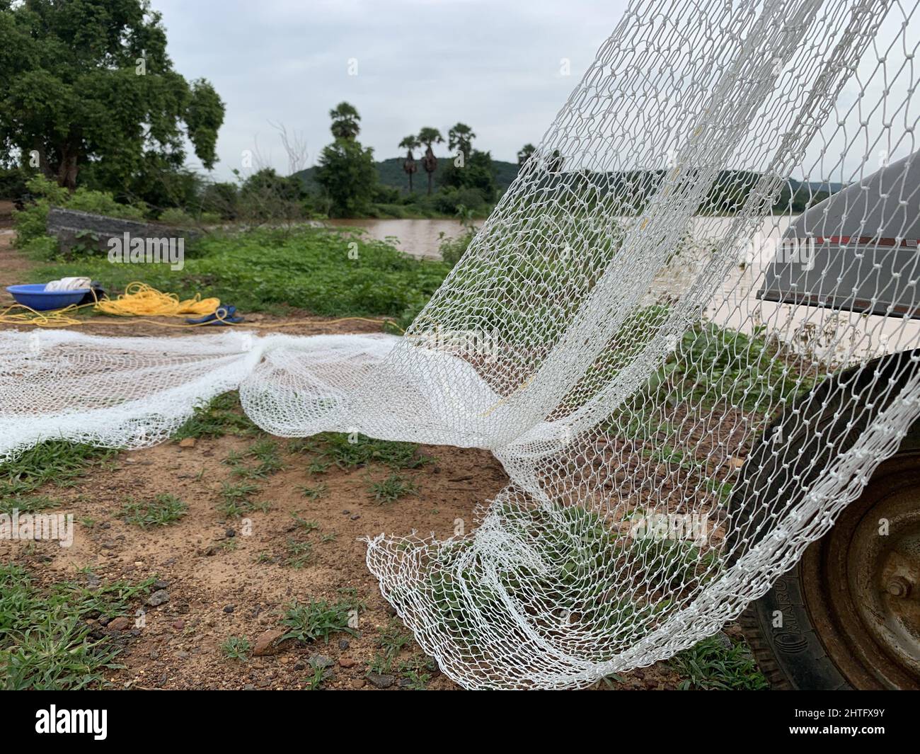White fishing nets hi-res stock photography and images - Alamy