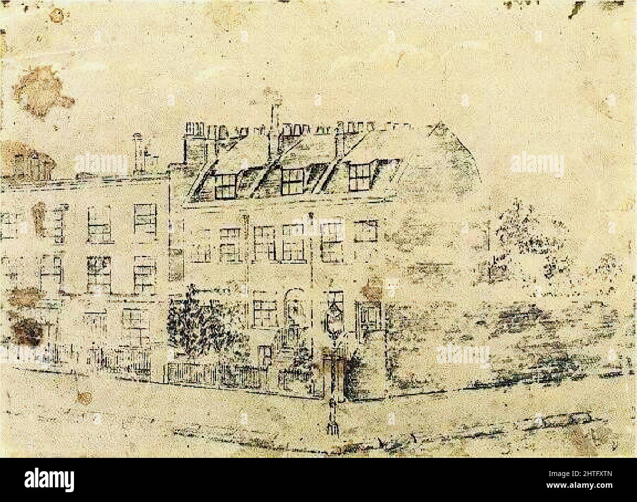 Vincent Van Gogh - Vincent S Boarding House Hackford Road Brixton ...