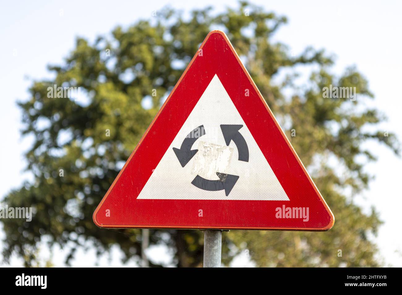 Dutch traffic sign at the side of a road Stock Photo - Alamy