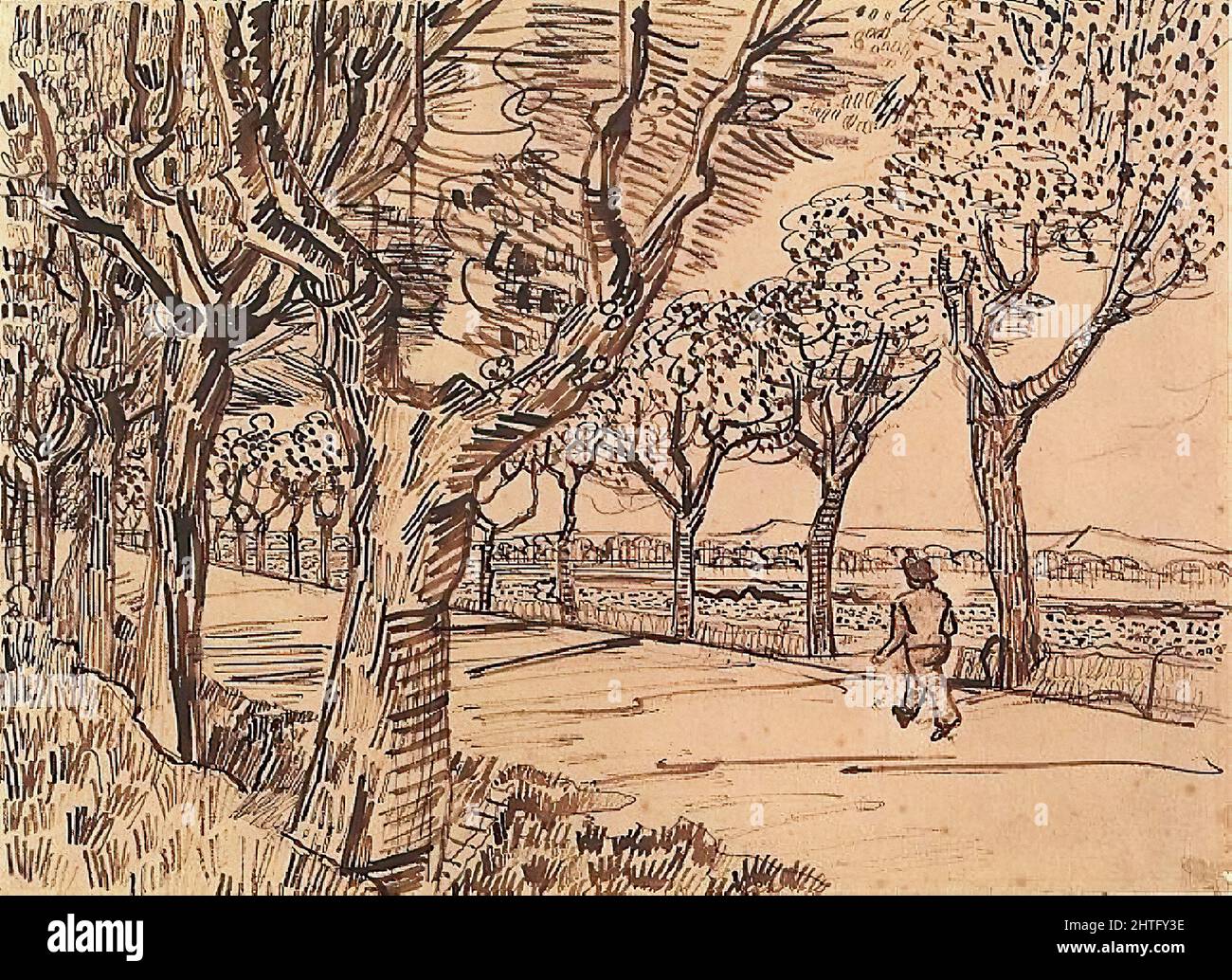 Vincent Van Gogh - Road Tarascon 1888 1 1888 Stock Photo - Alamy