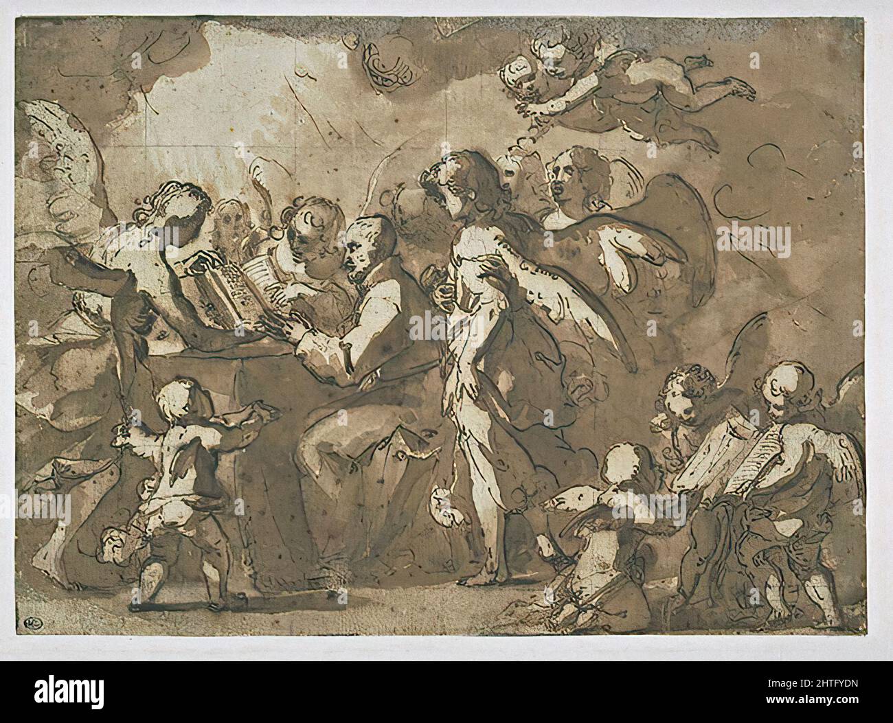 Bartolomé Esteban Murillo - Saint Francis Angels Stock Photo - Alamy