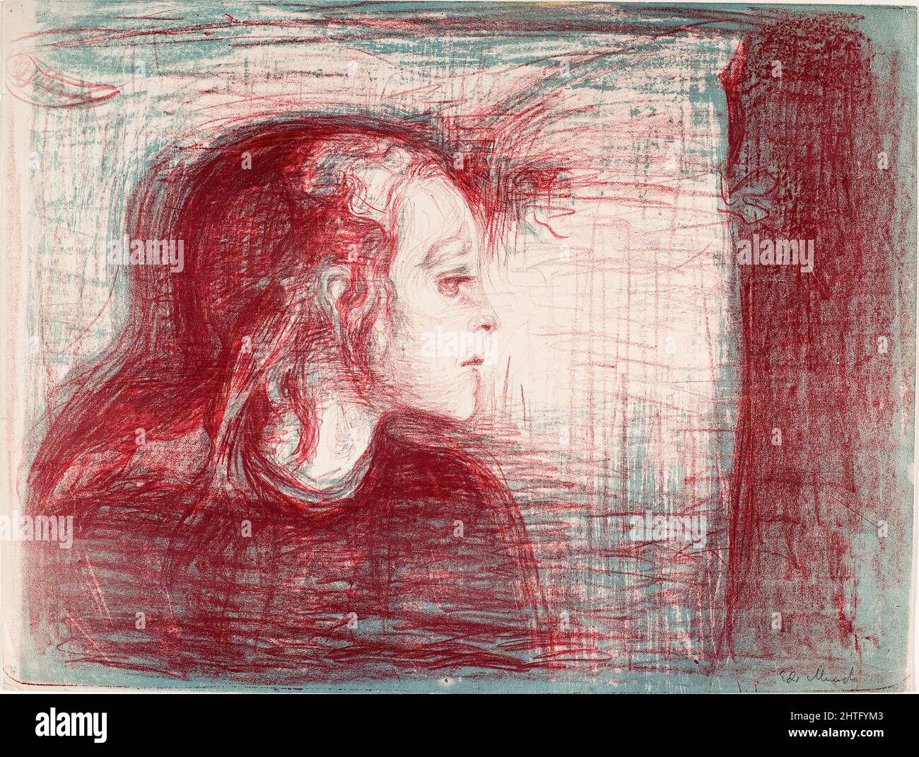 Edvard Munch - the Sick Child I Stock Photo - Alamy