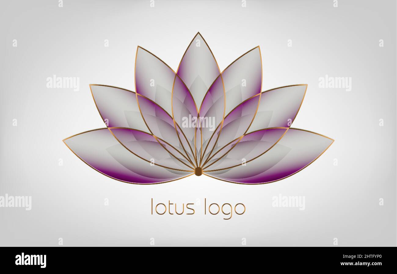 Colorful Lotus logo, Flower of Life. Sacred Geometry. Symbol of Harmony ...