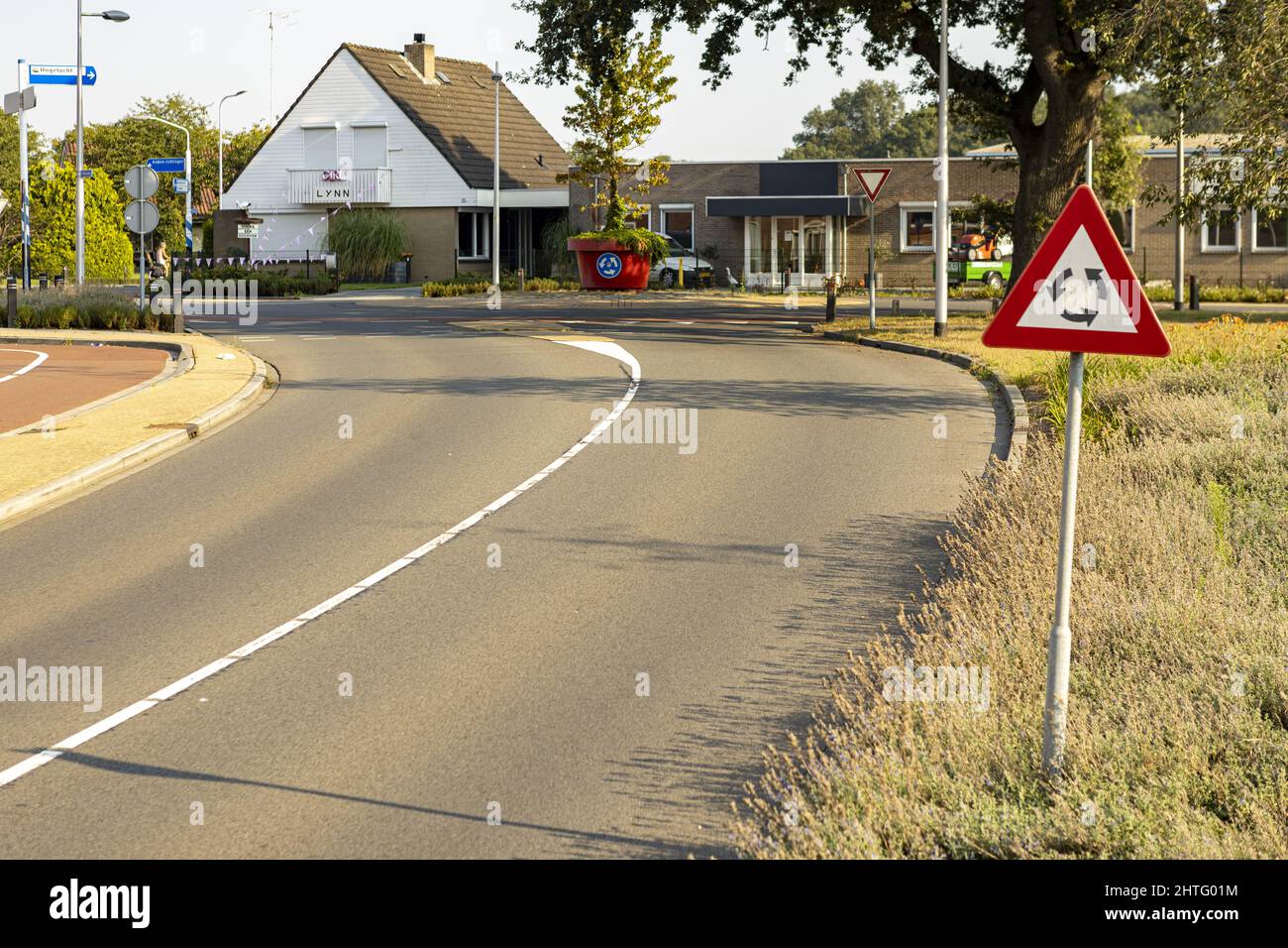 Dutch traffic sign at the side of a road Stock Photo - Alamy