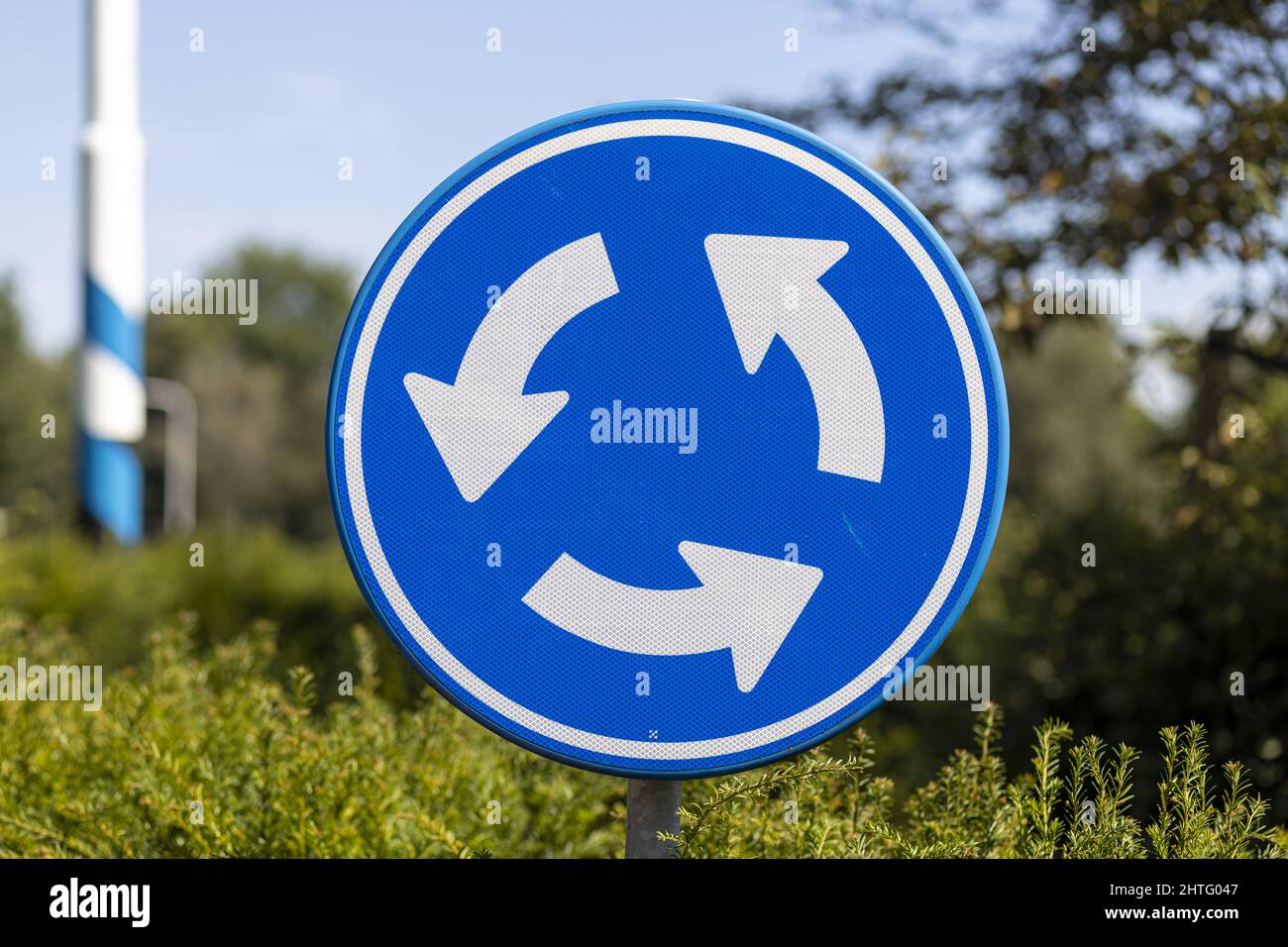 Dutch traffic sign at the side of a road Stock Photo - Alamy
